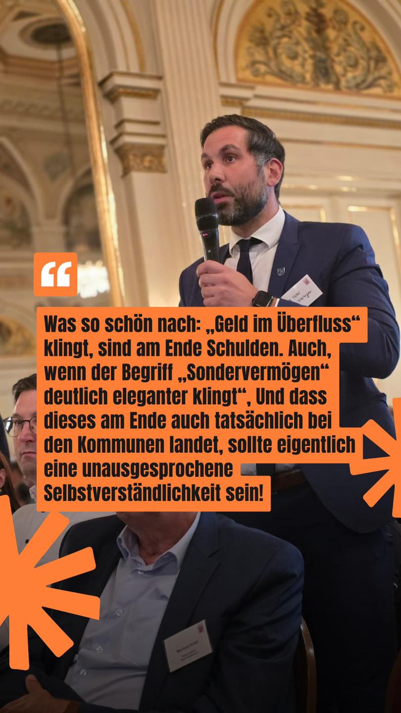 Sondervermögen: Das Geld muss bei den Kommunen ankommen › Daniel Iliev